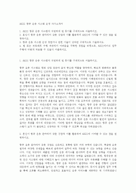 AKIS 항공 운송 시스템 운영 자기소개서-1페이지