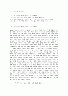 CH그룹 기획 직 자기소개서-1페이지