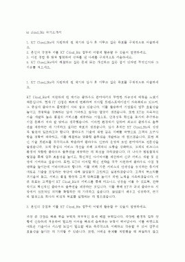 kt cloud_Biz 자기소개서-1페이지