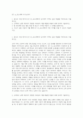 KT cs_코스메틱 자기소개서-1페이지