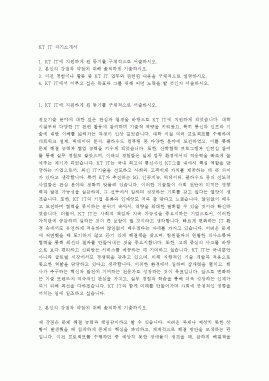KT IT 자기소개서-1페이지