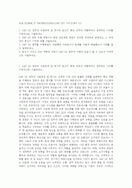 ASE KOREA_IT PROFESSIONAL(SAP SD) 자기소개서 (3)-1페이지