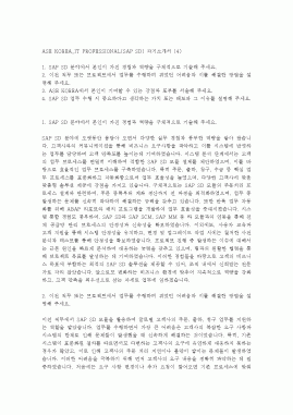 ASE KOREA_IT PROFESSIONAL(SAP SD) 자기소개서 (4)-1페이지
