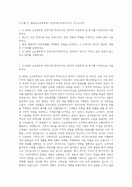 CJ그룹 CJ ENM(오쇼핑부문) 영상아트(무대디자인) 자기소개서-1페이지