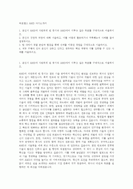 라포랩스 AMD 자기소개서-1페이지