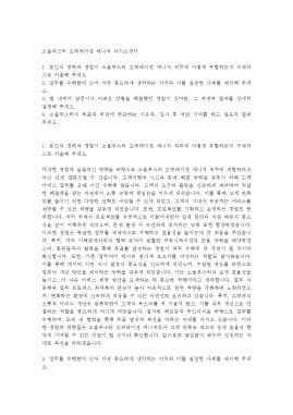 소울부스터 오퍼레이션 매니져 자기소개서-1페이지