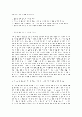 서울바이오허브 기획팀 자기소개서-1페이지