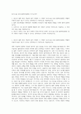 로지스올 SCM 물류컨설턴트 자기소개서-1페이지