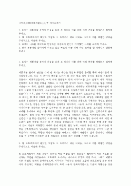 나무가_CM(제품개발G)_H_W 자기소개서-1페이지