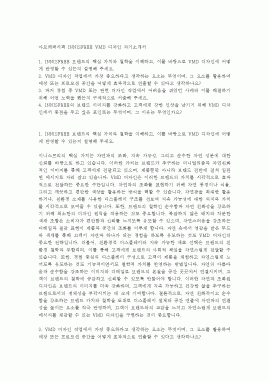 아모레퍼시픽 INNISFREE VMD 디자인 자기소개서-1페이지