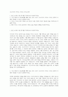 나스미디어 커머스 디자인 자기소개서-1페이지