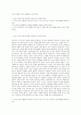 나이스디앤비 디자인 퍼블리싱 자기소개서-1페이지