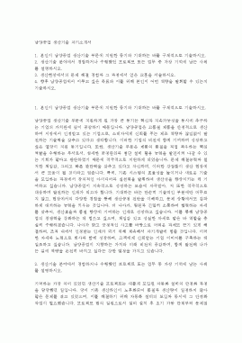 남양공업 생산기술 자기소개서-1페이지