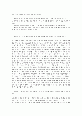네이버 3D 모바일 지도 엔진 개발 자기소개서-1페이지