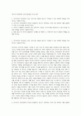 네이버 경영전략 신규사업개발 자기소개서-1페이지