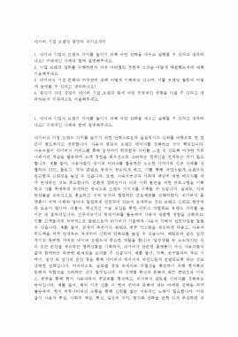 네이버 기업 브랜딩 담당자 자기소개서-1페이지