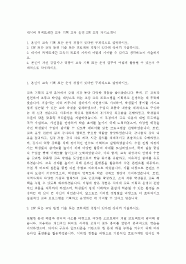 네이버 커넥트재단 교육 기획 운영 SW 코딩 자기소개서-1페이지