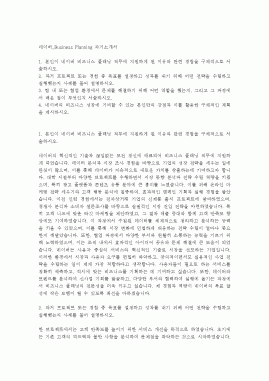 네이버_Business Planning 자기소개서-1페이지