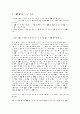 네이버웹툰 웹툰PD 자기소개서 (4)-1페이지