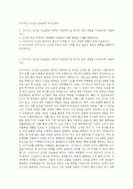 아이디스 신사업 Task담당 자기소개서-1페이지