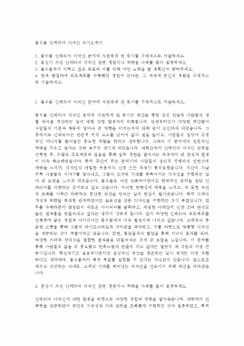 돌우물 인테리어 디자인 자기소개서-1페이지