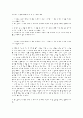아이센스 진단시약개발 제조 및 QC 자기소개서-1페이지