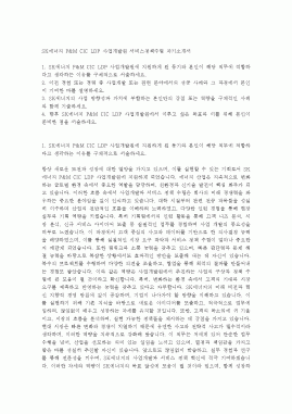 SK에너지 P&M CIC LDP 사업개발원 서비스정책수립 자기소개서-1페이지