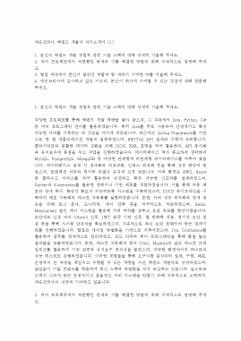 넥슨코리아 백엔드 개발자 자기소개서 (1)-1페이지