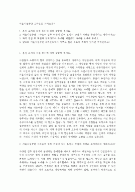 서울시설공단 그라운드 자기소개서-1페이지