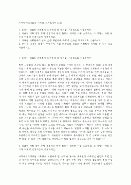 아주대학교의료원 기획팀 자기소개서 (20)-1페이지