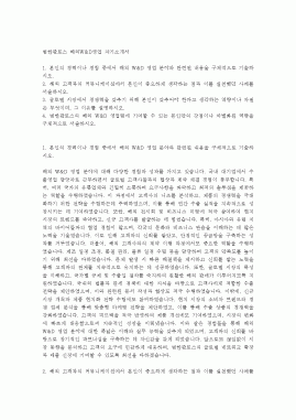 범한판토스 해외W&D영업 자기소개서-1페이지
