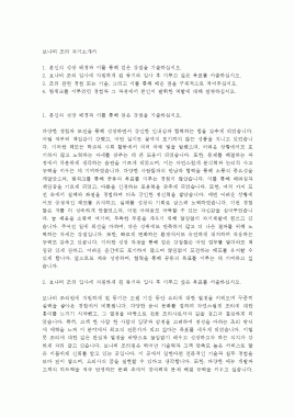 보나비 조리 자기소개서-1페이지