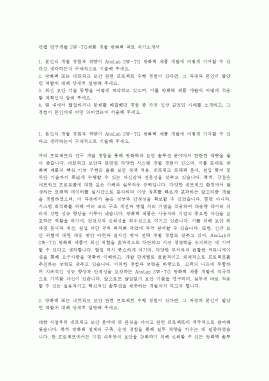안랩 연구개발 SW-TG제품 개발 방화벽 파트 자기소개서-1페이지