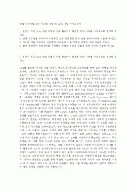 안랩 연구개발 SW-시스템 개발 및 Java 자기소개서-1페이지