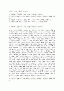 국민은행 디지털 서포터즈 자기소개서-1페이지
