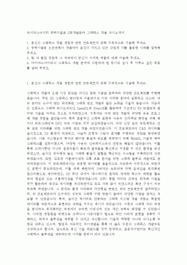 마이다스아이티 공학기술용 SW개발분야 그래픽스 개발 자기소개서-1페이지