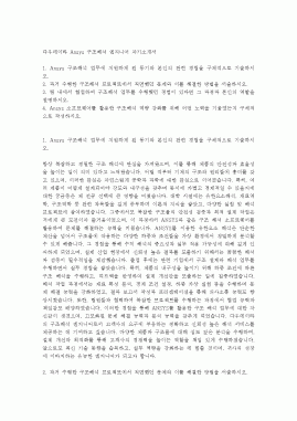 다우데이타 Ansys 구조해석 엔지니어 자기소개서-1페이지