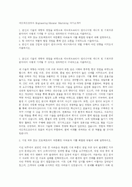 에드워드코리아 Engineering Manater Machining 자기소개서-1페이지