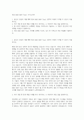 만도 R&D R&V Test1 자기소개서-1페이지