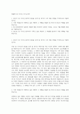 만불회 3D 디자인 자기소개서-1페이지