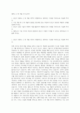 맵퍼스 S W 개발 자기소개서-1페이지