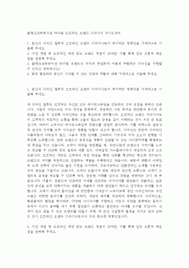 블랭크코퍼레이션 바디럽 오프라인 브랜드 디자이너 자기소개서-1페이지