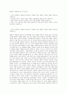 블루버드 개발직군 PM 자기소개서-1페이지