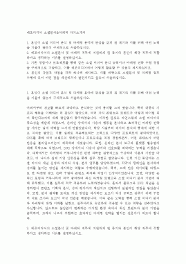 메조미디어 소셜분석&마케터 자기소개서-1페이지