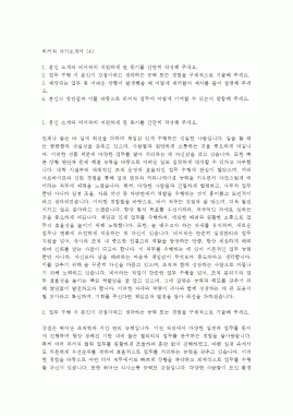 비서직 자기소개서 (4)-1페이지