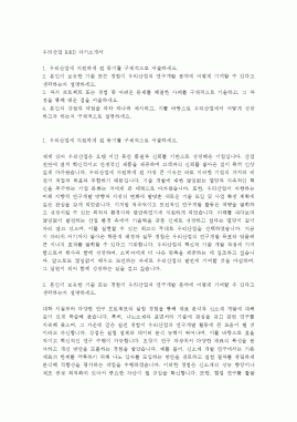 우리산업 R&D 자기소개서-1페이지