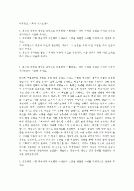 비투링크 기획자 자기소개서-1페이지