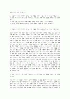 금호타이어 MES 자기소개서-1페이지