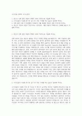 우미건설 건축직 자기소개서-1페이지