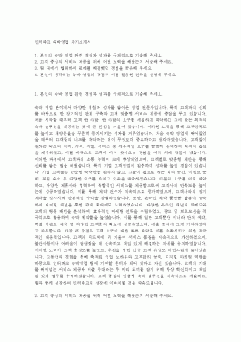 인터파크 숙박영업 자기소개서-1페이지